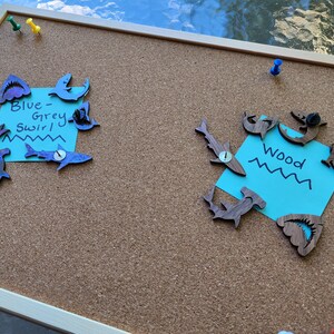 Shark Push Pins - Etsy