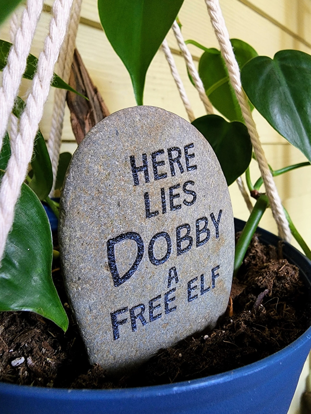 Dobby Headstone Plant Ornament - Etsy