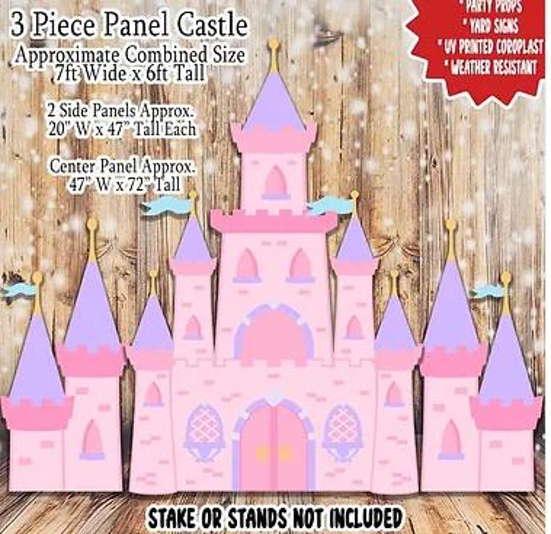 3 Piece Royal Castle Prop Panel Scored to Ship Stand Not Included - Etsy
