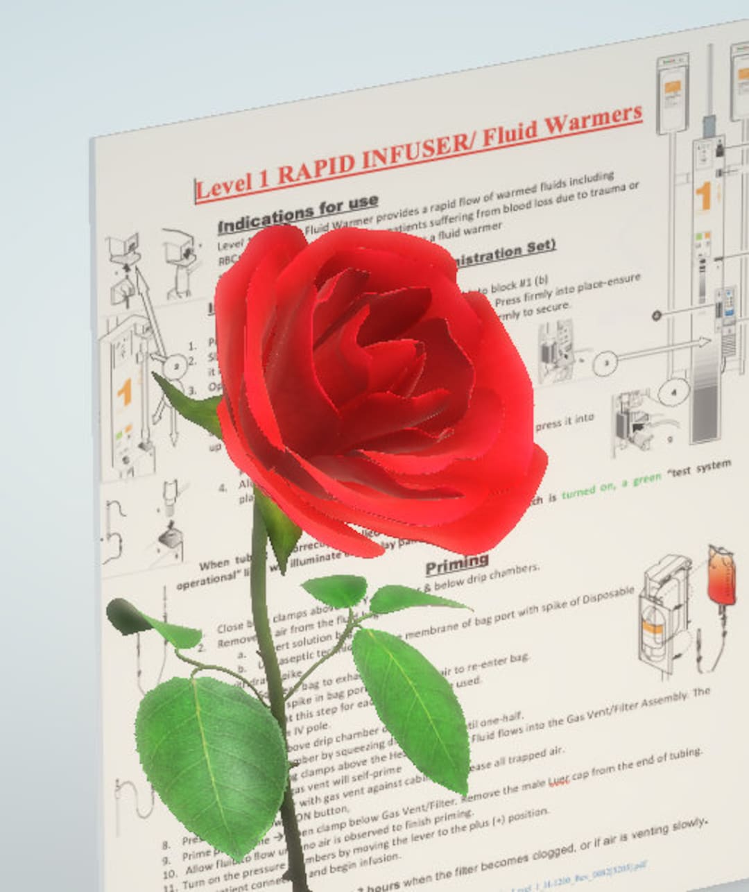 1 Page Nurse RN, ER, ICU Trauma H-1200 Fast Flow Fluid Warmer Level 1 ...