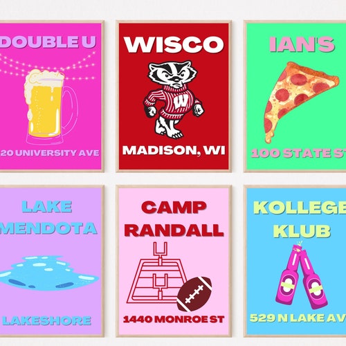 University of Wisconsin Madison Digital Download Prints - Etsy