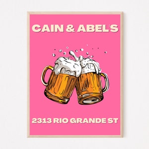 UT Austin Digital Prints, Trendy College Posters, Set of 6 Print ...