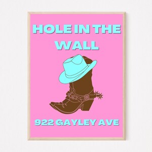 UT Austin Digital Prints, Trendy College Posters, Set of 6 Print ...