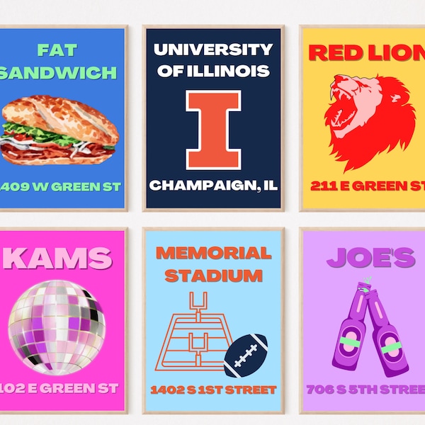 Illinois Poster - Etsy