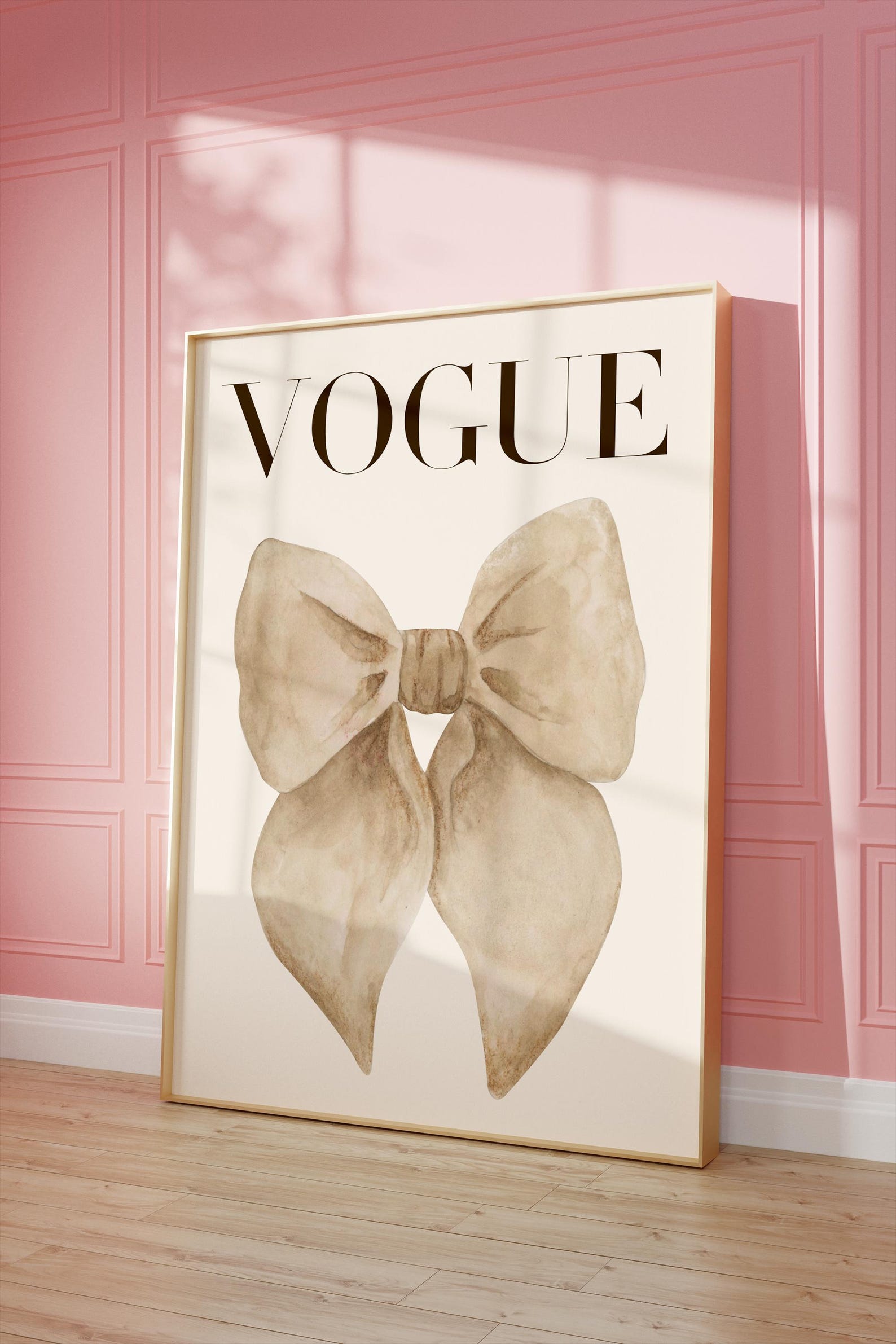 Coquette Fashion Magazine Poster Print, Vogue Fashion Wall Art ...