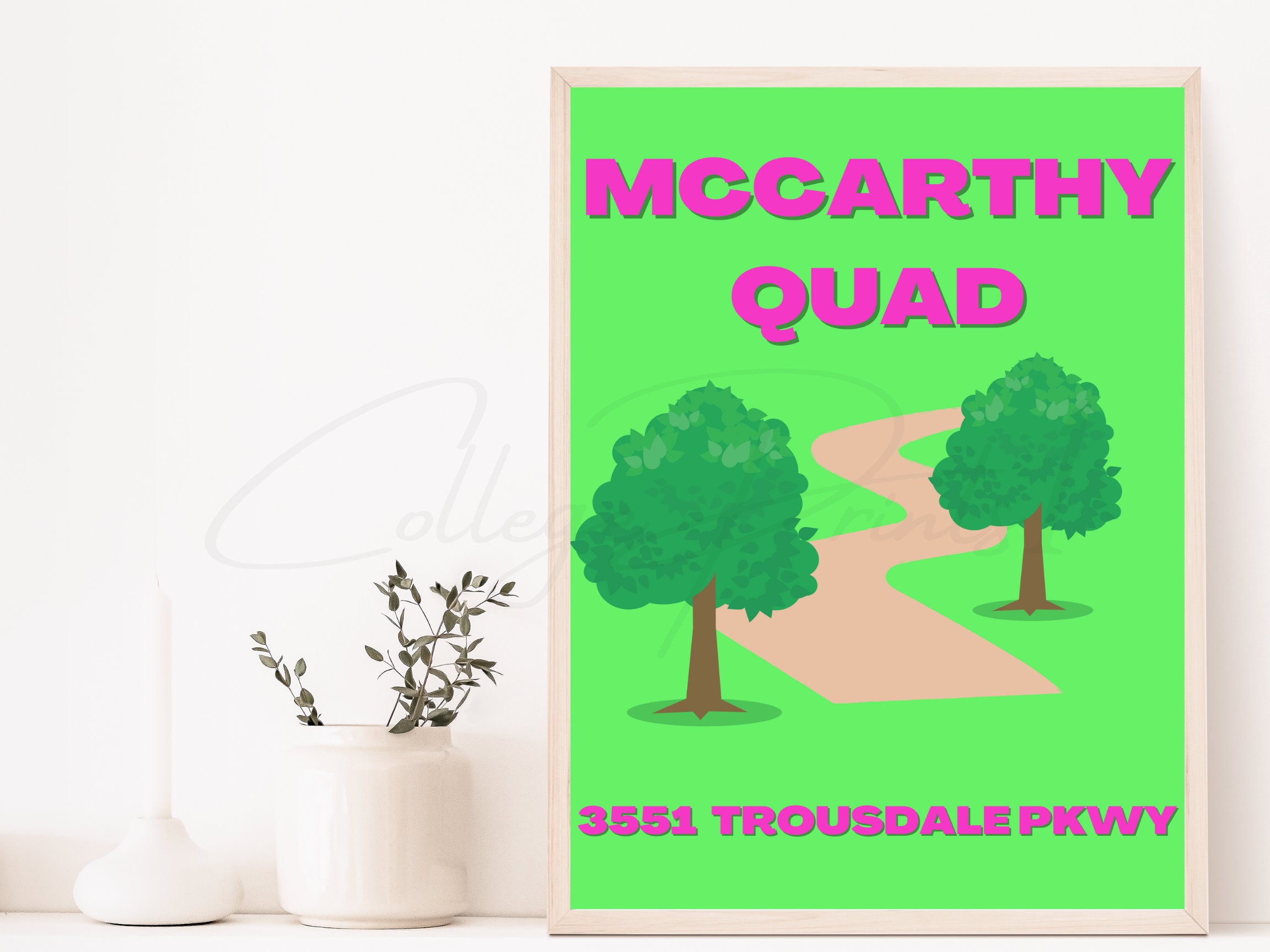 University of Southern California Digital Prints, College Gifts, Trendy ...