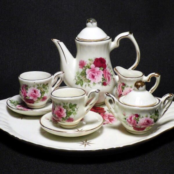 Miniature Tea Set - Etsy
