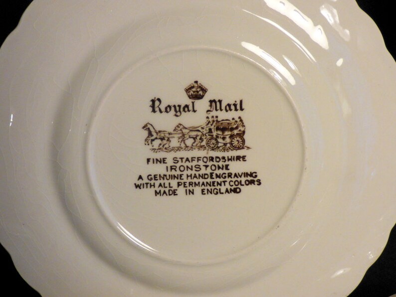 Royal Mail Fine Staffordshire Ironstone 5 Piece Set - Etsy