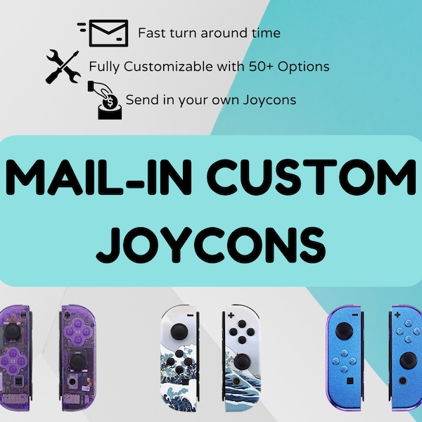 Custom Joycons - Etsy