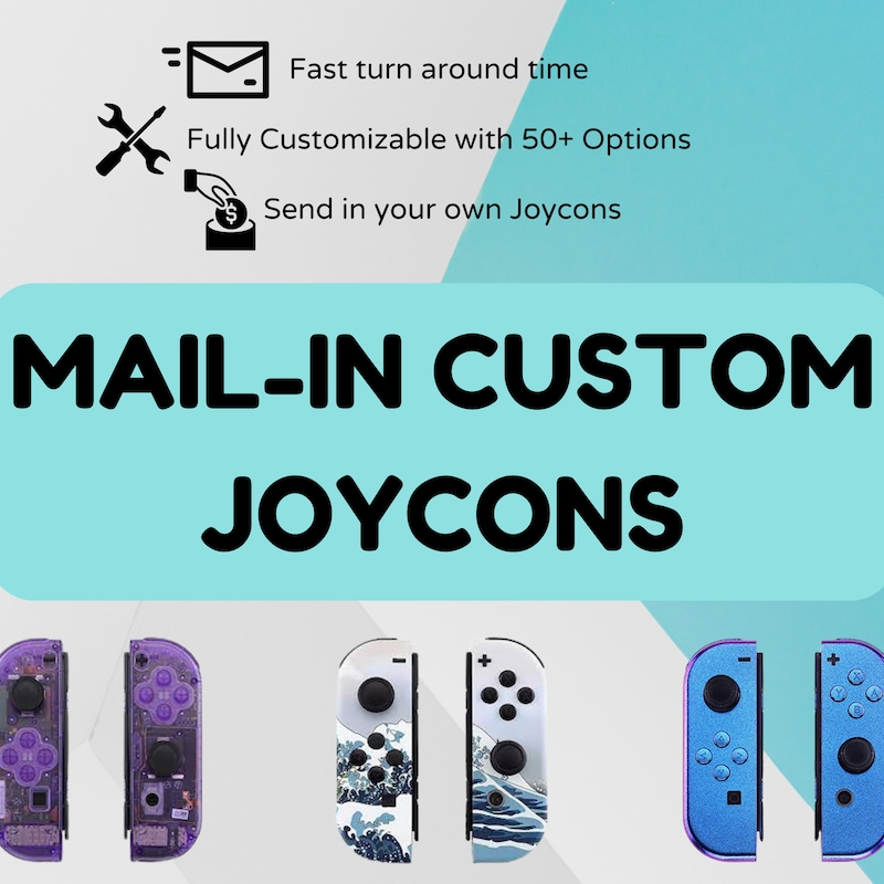 Custom Joycons - Etsy