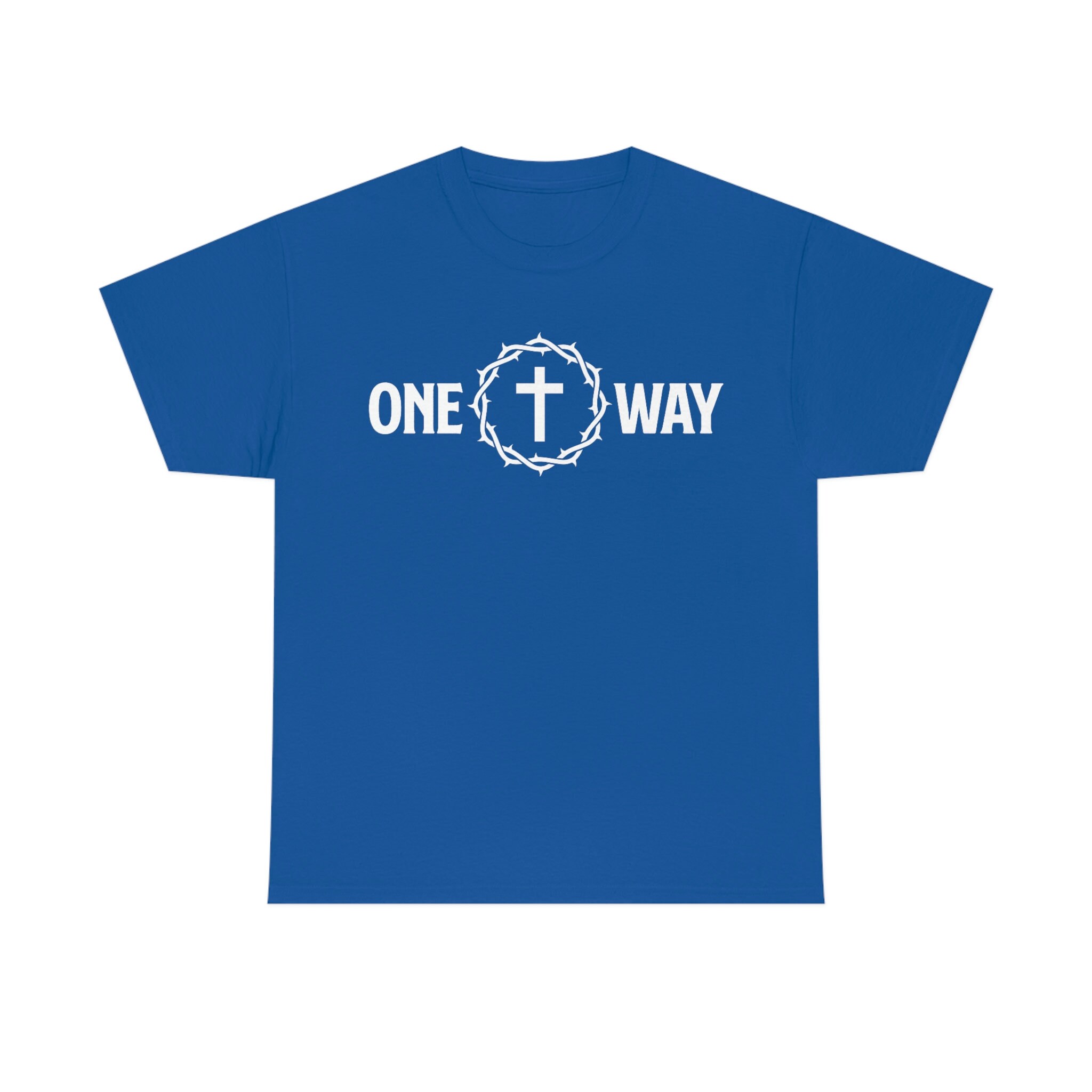 One Way Christian Shirt, One Way Christian T-shirt, Jesus the Way Shirt ...