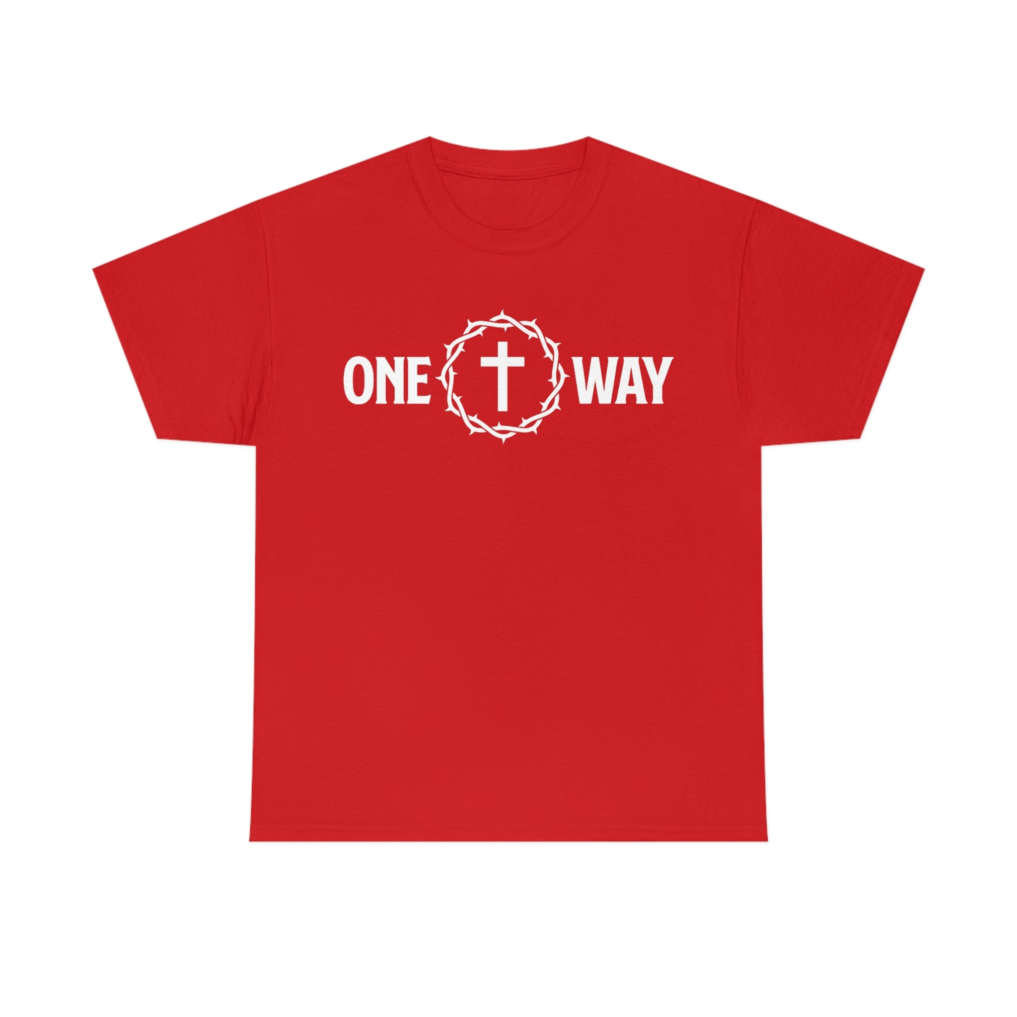 One Way Christian Shirt, One Way Christian T-shirt, Jesus the Way Shirt ...