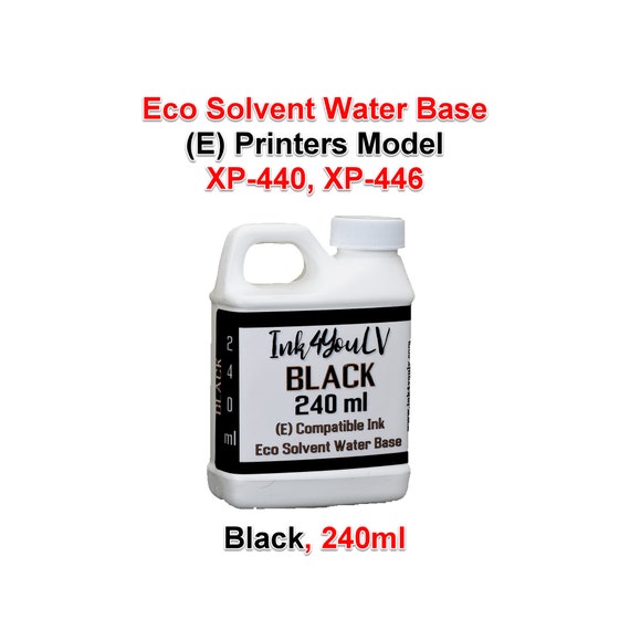 Eco Solvent Water Base Ink Black 240ml for E Printer Models | Etsy