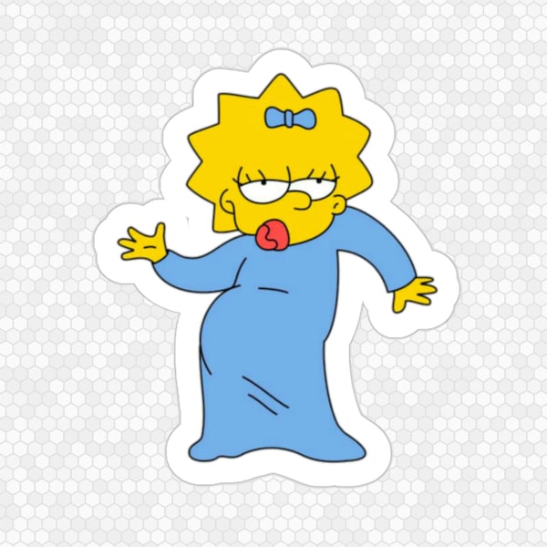 Maggie Simpson Sticker - Etsy