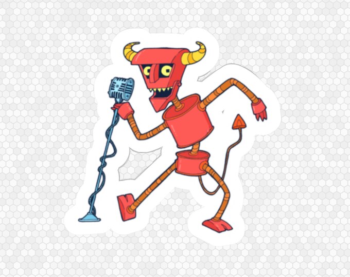 Futurama Baby Bender Sticker Adorable Floating Bender's Son Sticker ...