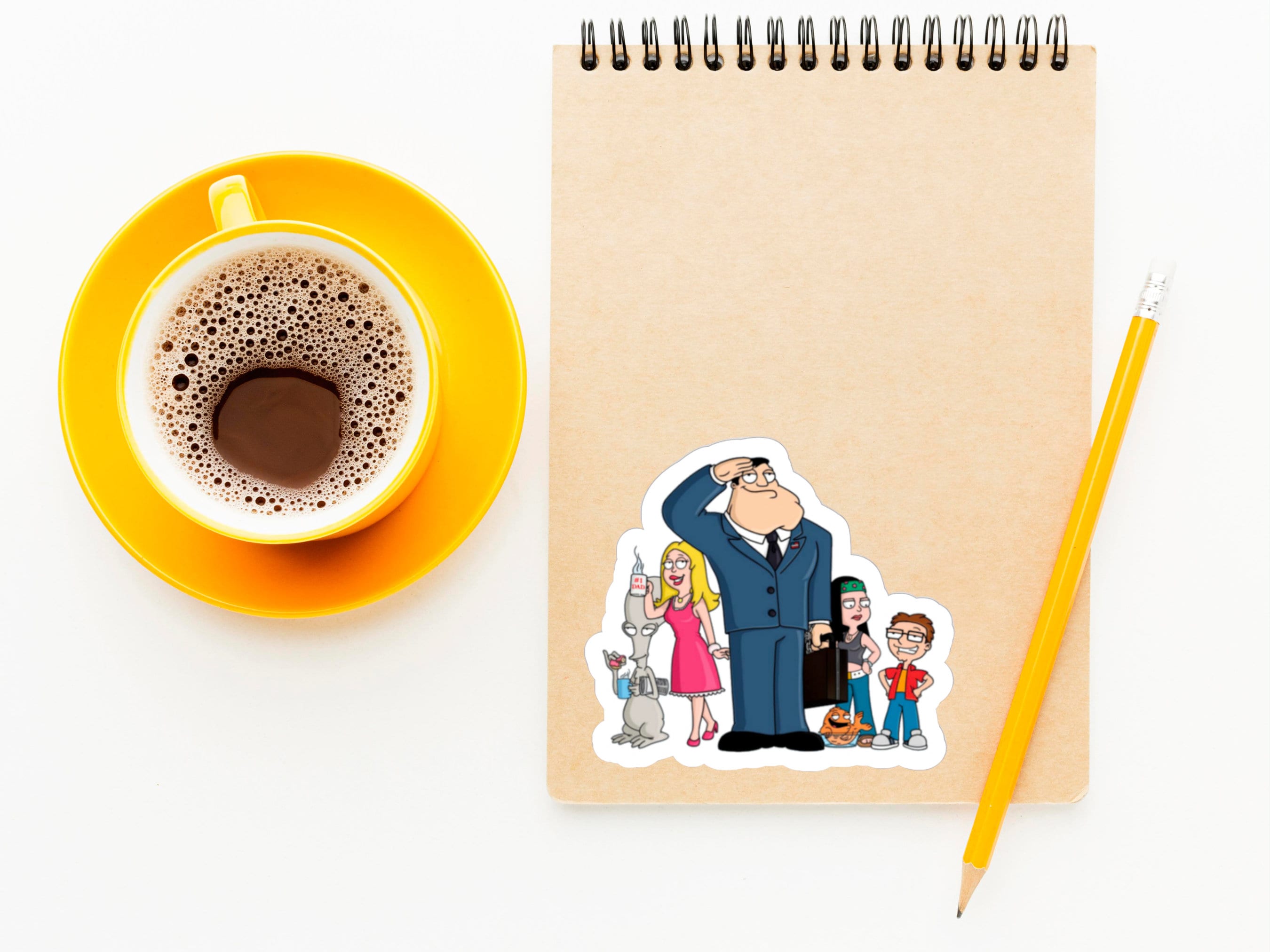 American Dad Sticker - Etsy