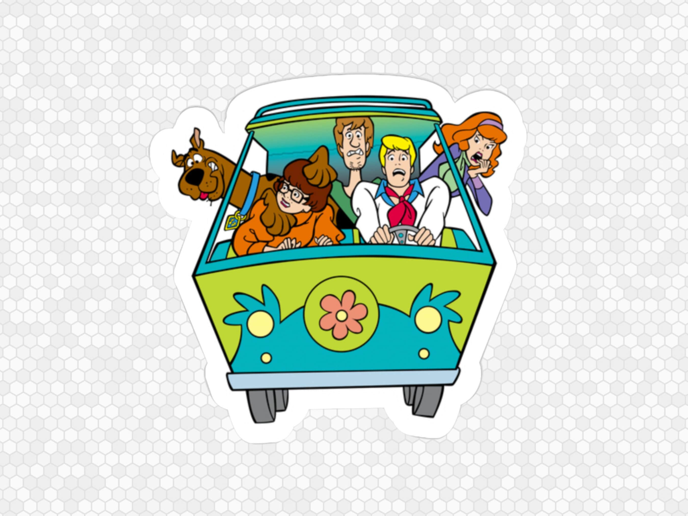 Scooby Doo Mystery Machine Sticker - Etsy