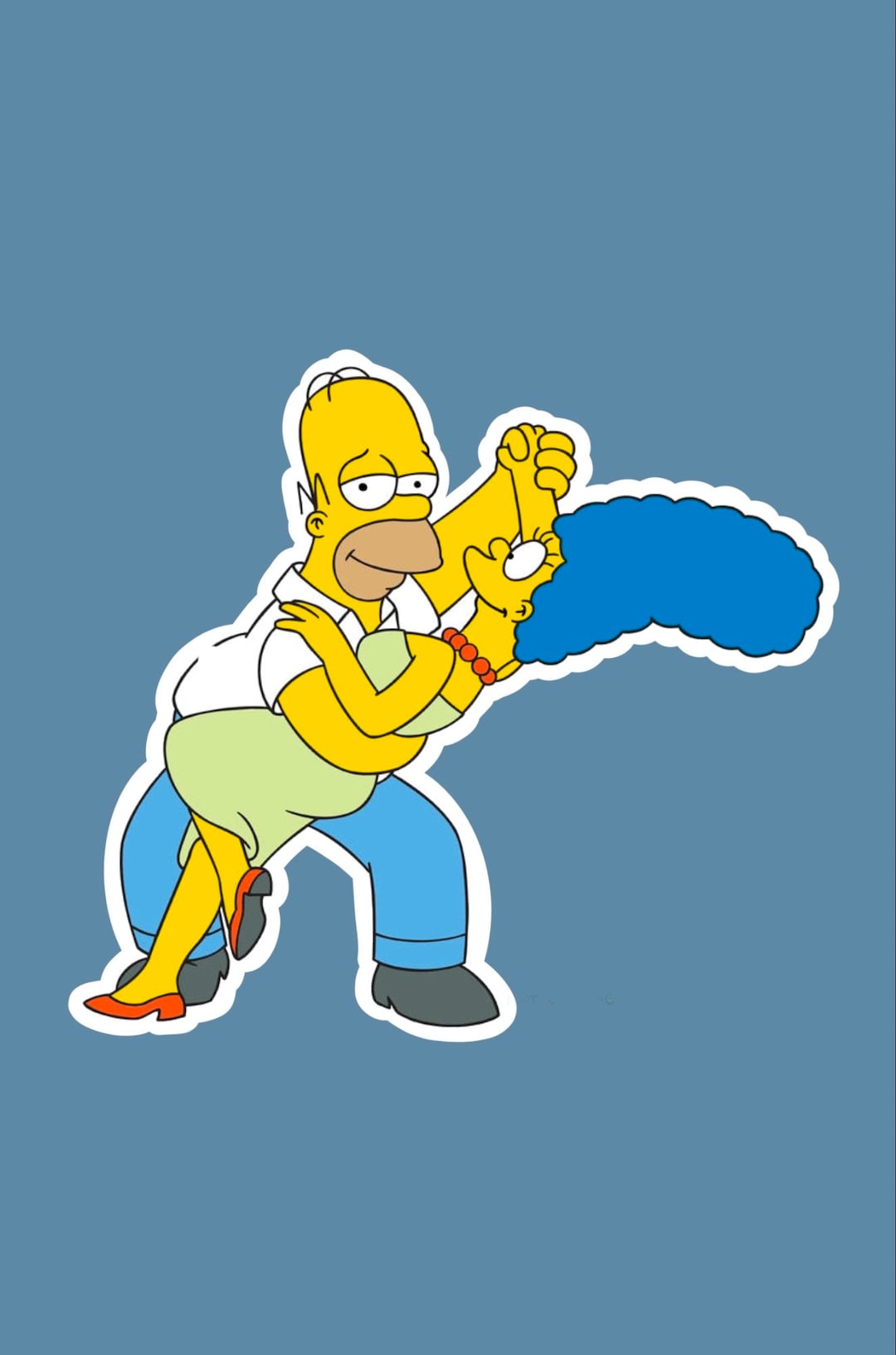 Homer & Marge the Simpsons Sticker - Etsy