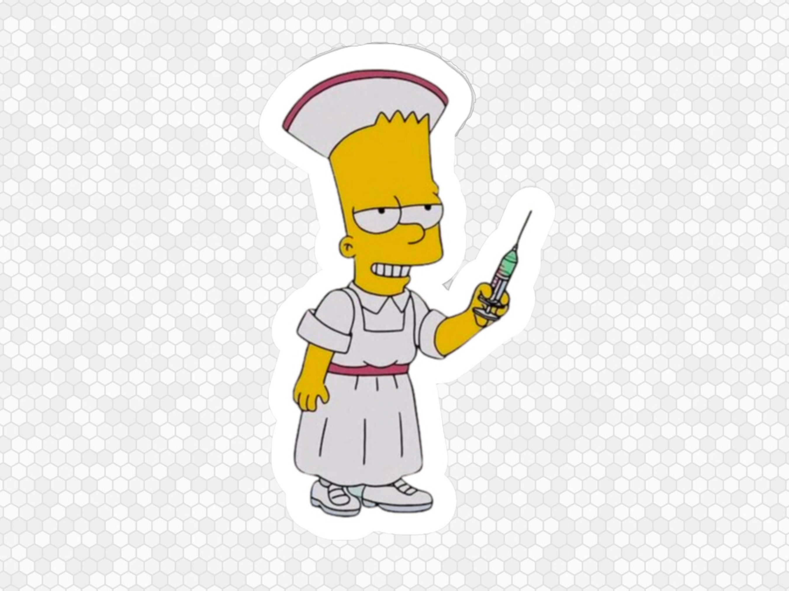 Bart Simpson Kill Switch Sticker