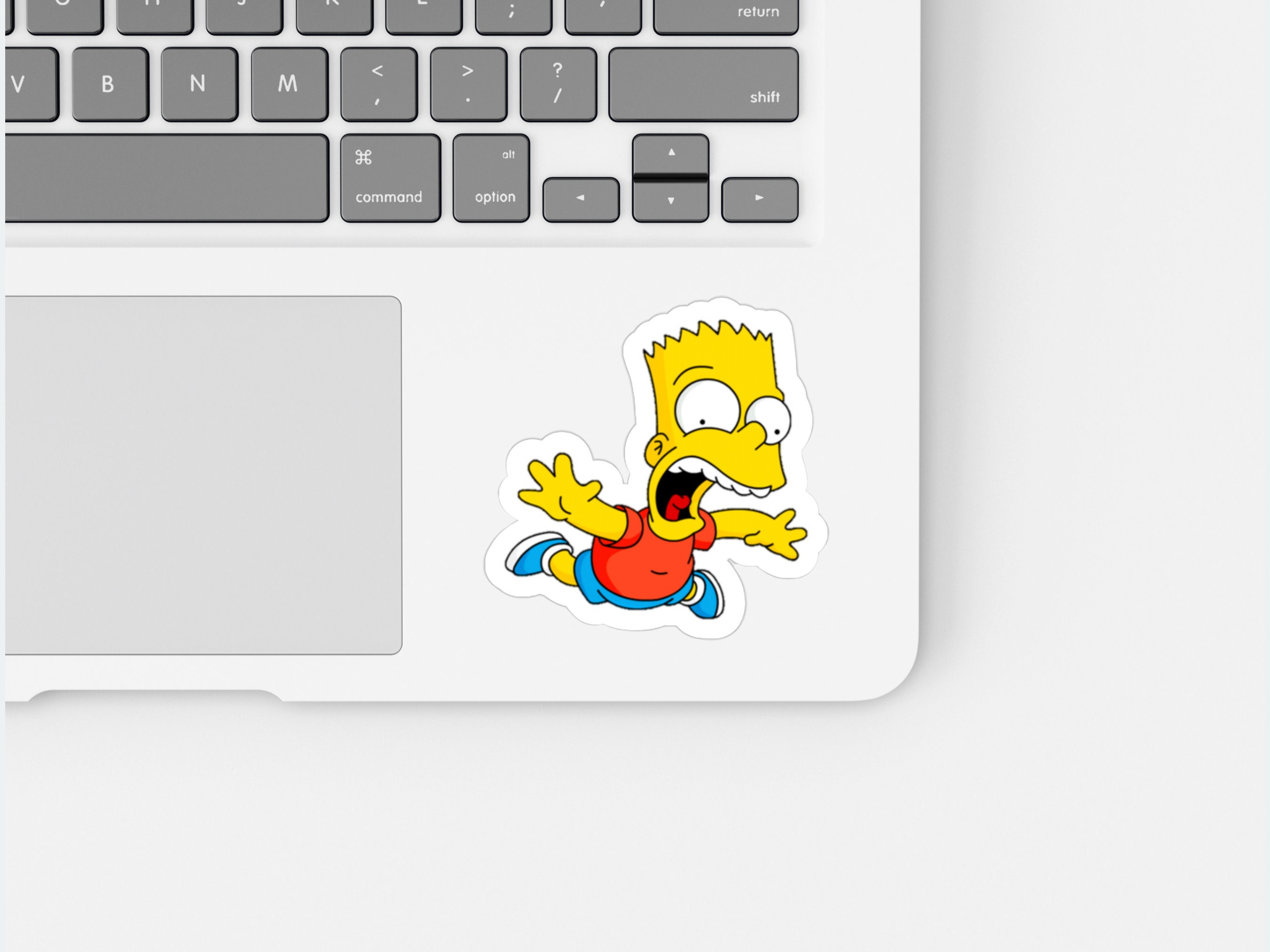 Falling Bart the Simpsons Sticker - Etsy