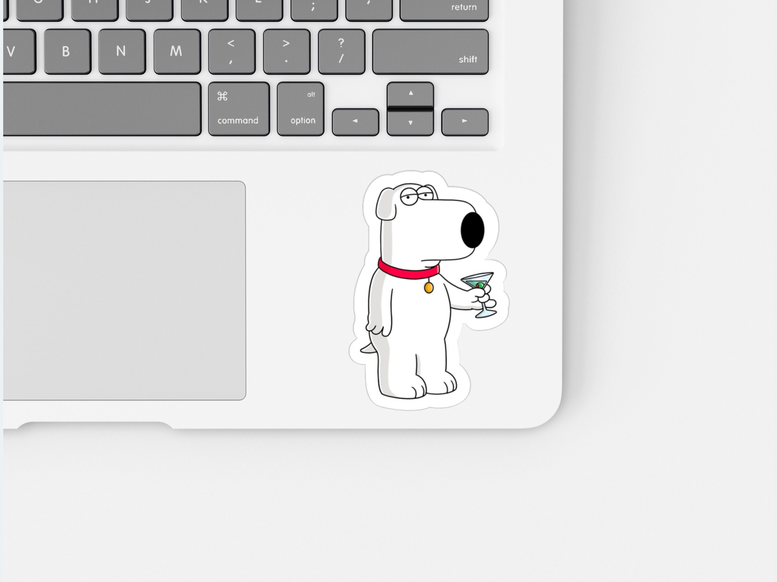 Martini Brian Family Guy Sticker - Etsy