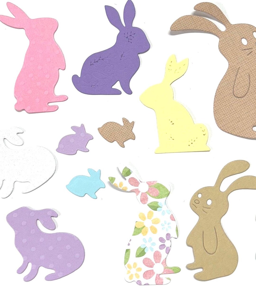 30 Bunny Rabbit Die Cuts - Etsy