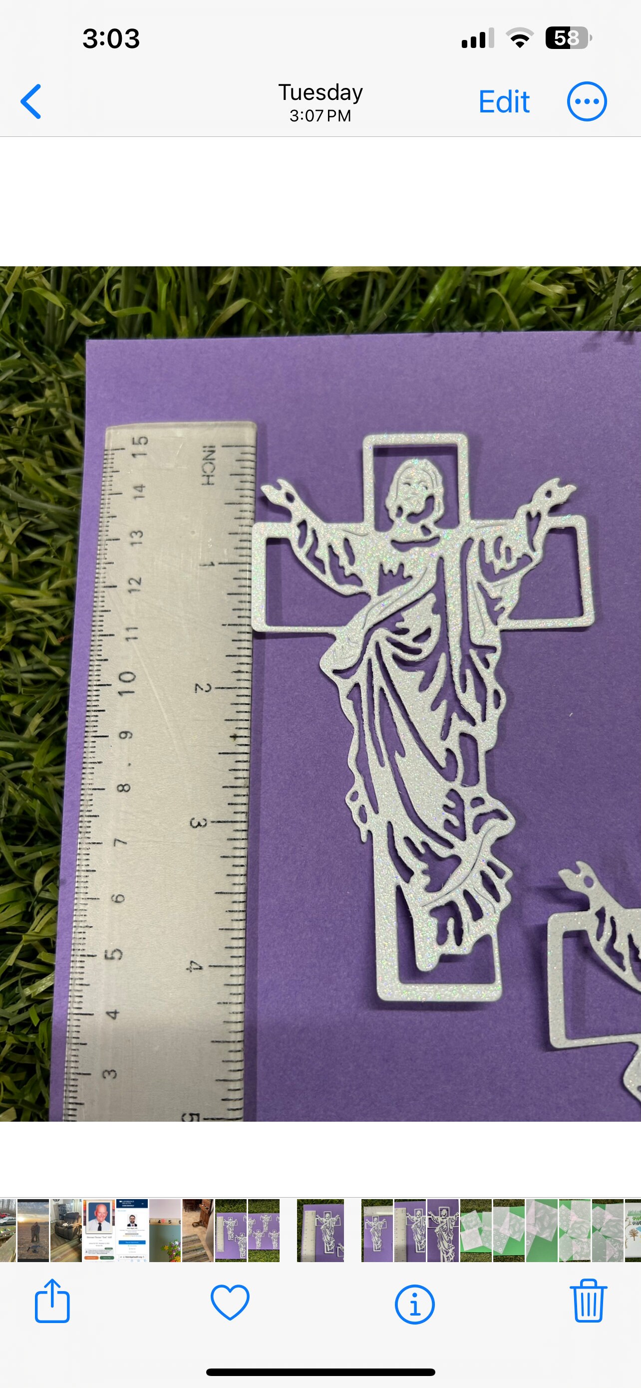 5 Jesus on the Cross Die Cuts - Etsy