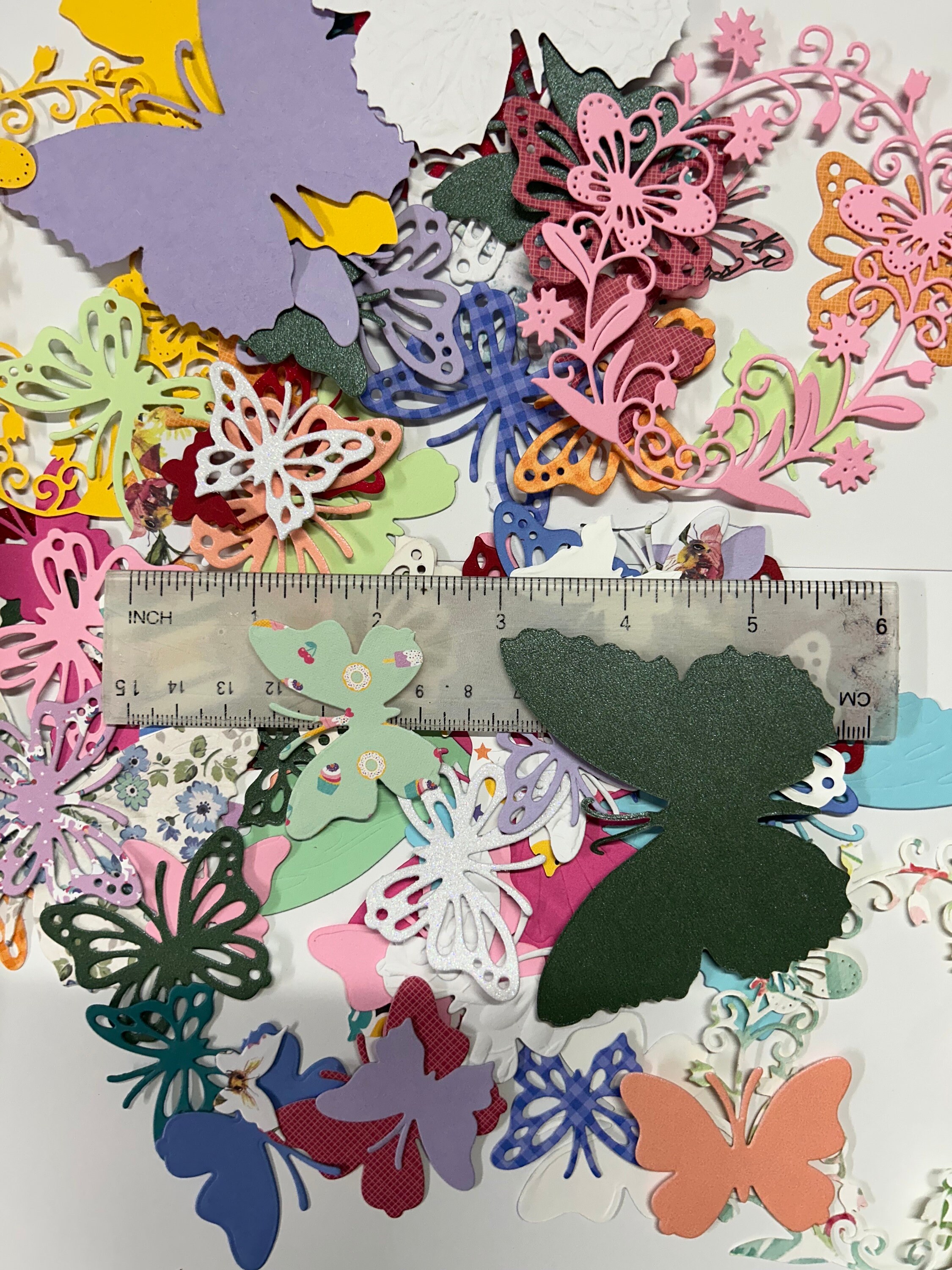 30 Butterfly Assorted Die Cuts - Etsy