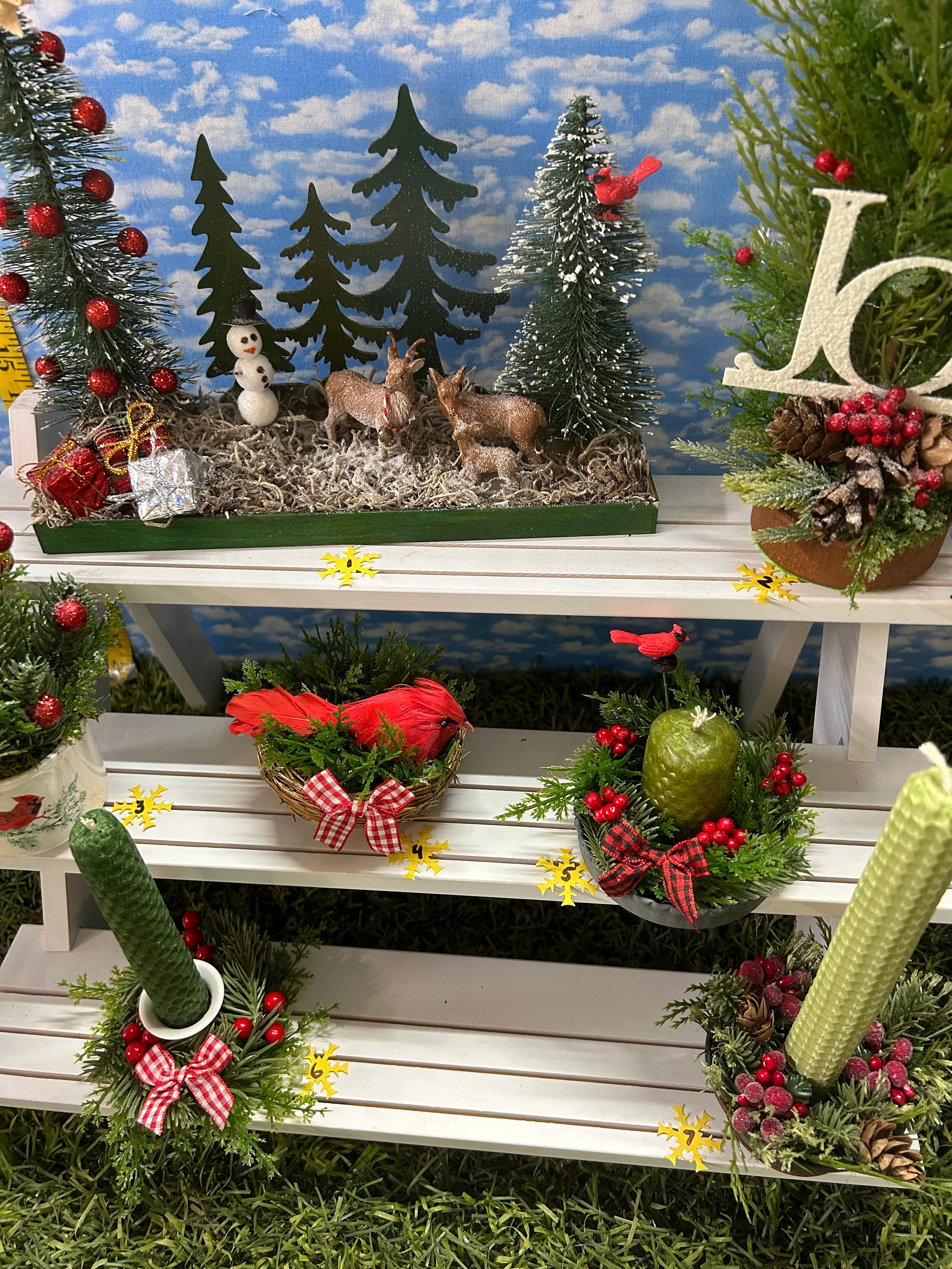 Christmas Decoration and Knick Knacks With Cardinals - Etsy