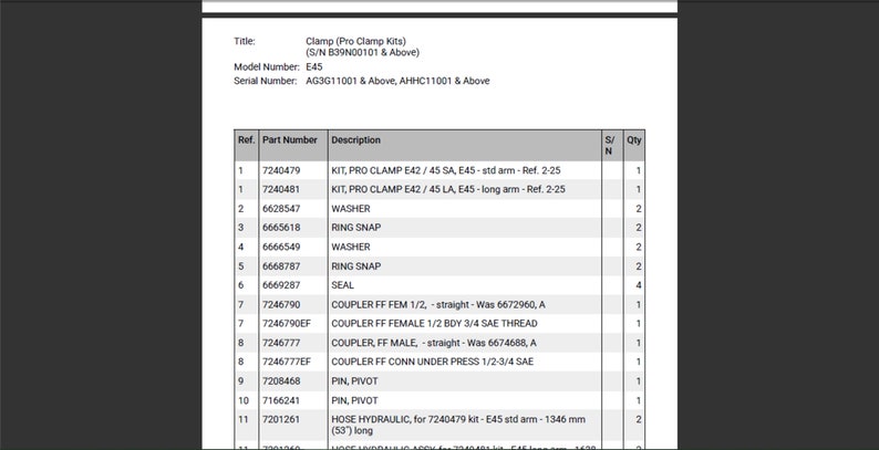 Bobcat E45 Excavator Serial Number: AG3G11001 and Above, AHHC11001 and ...