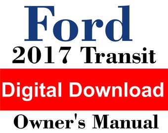 Ford Transit Manual - Etsy