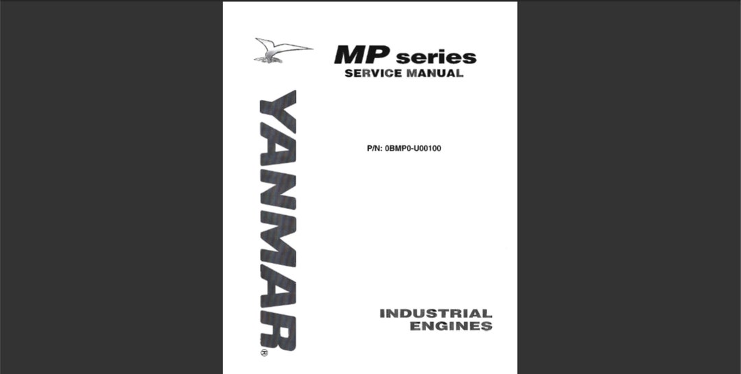 Yanmar MP Series Industrial Engine Workshop Service Manual PDF Digital ...