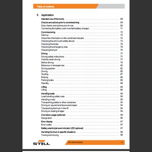 Still EXU SF20 Electric Pallet Truck User Manual Pdf Digital Download ...