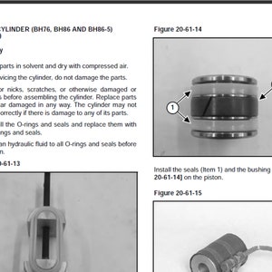 Bobcat BH66, BH76, BH86 and BH86-5 Compact Tractor Backhoe Attachment ...
