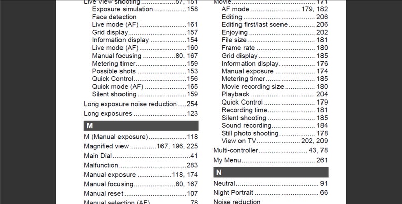 Canon EOS 60D User Owners Manual PDF Digital Download - Etsy