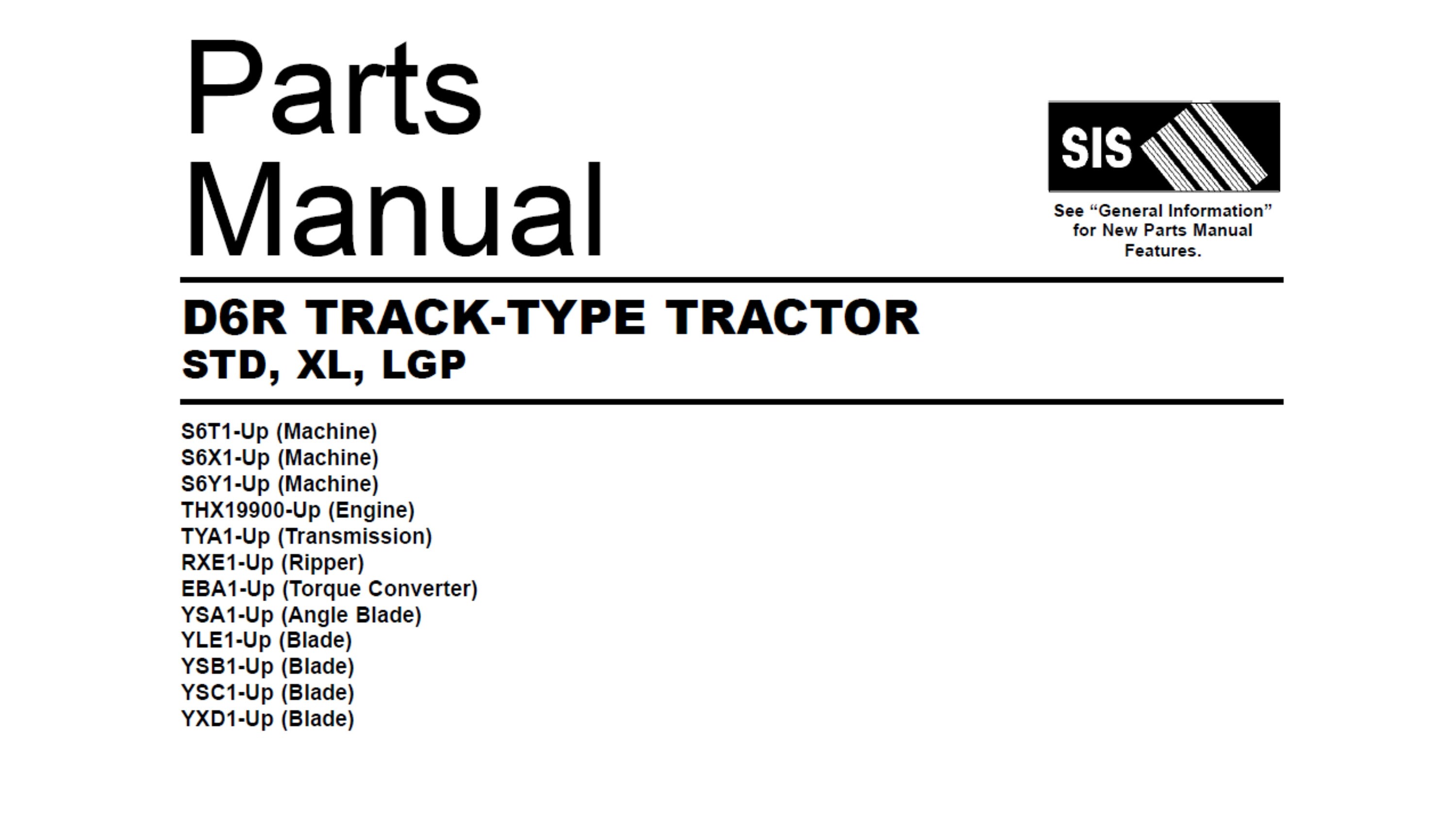 Caterpillar Cat D6R Track Type Tractor Spare Parts Manual Catalog Pdf ...