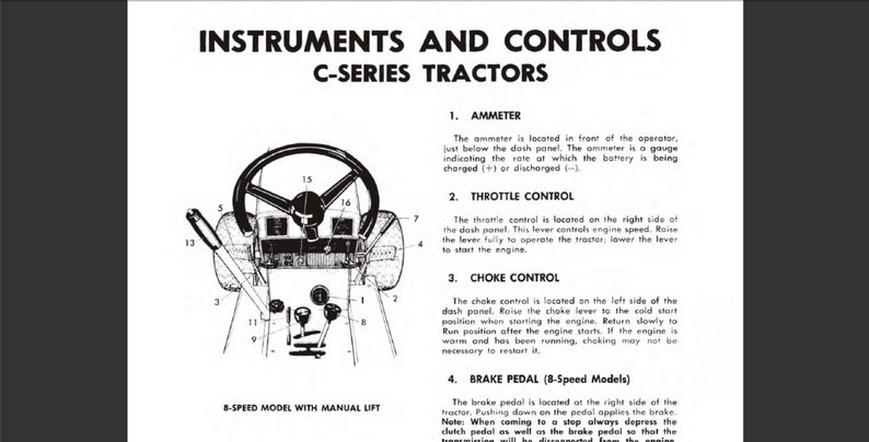 Wheel Horse B C and D Series Lawn Mower Tractor Owners Manual PDF ...