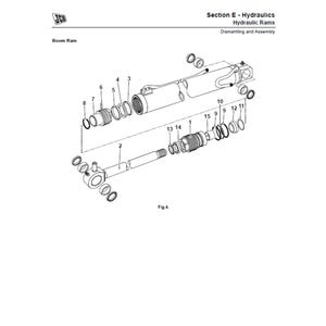 JCB 8056 Excavator Publication 9803/9296-1 Workshop Service Manual Pdf ...