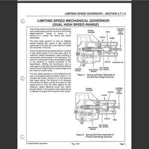 Detroit Diesel Inline Series 71 Diesel Engine Service Workshop Manual ...