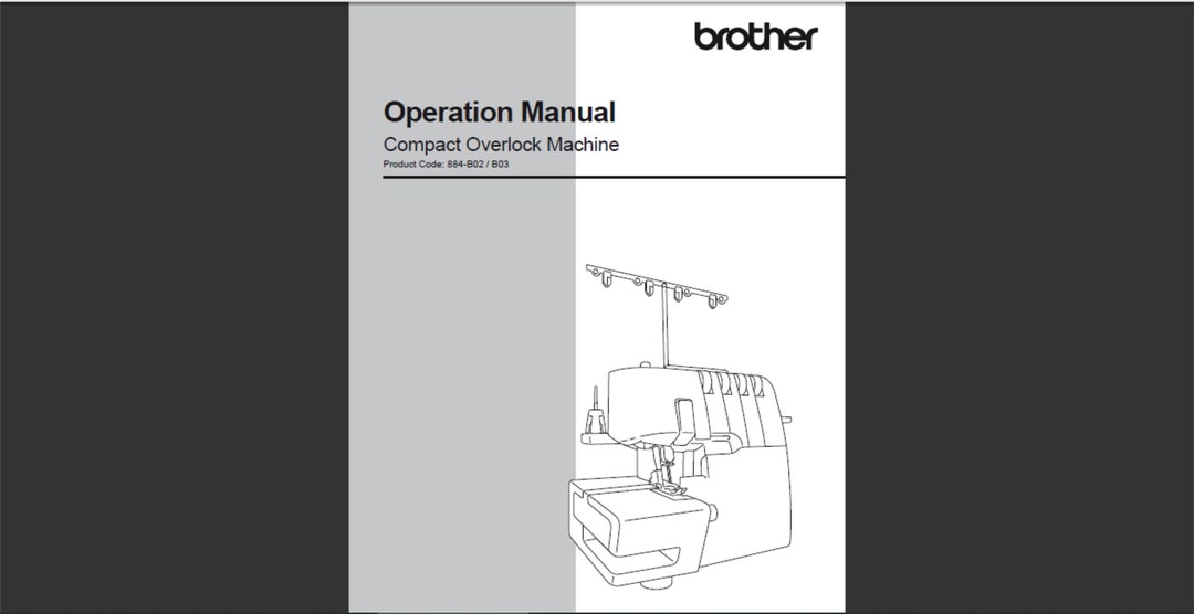 Brother 884-B02 und Brother 884-B03 Bedienungsanleitung PDF PDF ...