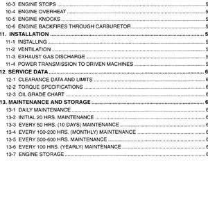Robin America EH36 and EH41 Engine Repair Workshop Service Manual PDF ...