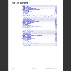 Toro Greensmaster Flex 1018 and 1021 (model 04850 and 04860) Workshop Service Manual PDF Digital ...