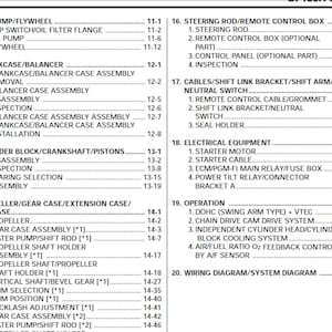Honda BF135A and Honda BF150A Outboard Workshop Service Manual PDF Digital Download - Etsy