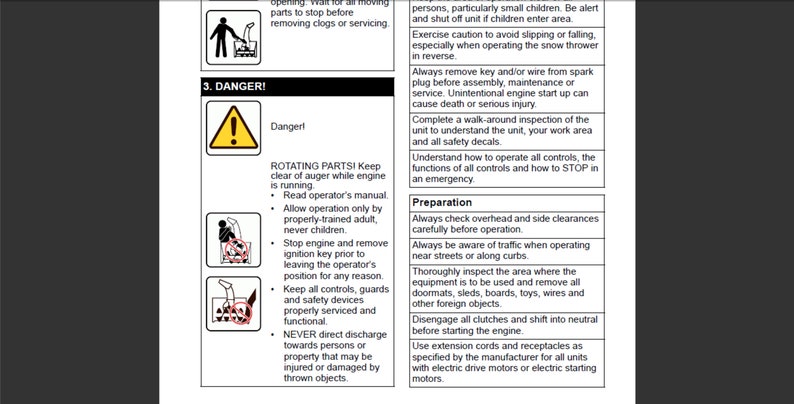 Ariens Classic 24 Compact 24 LET Compact 24 LE Snowblower Snow Thrower ...