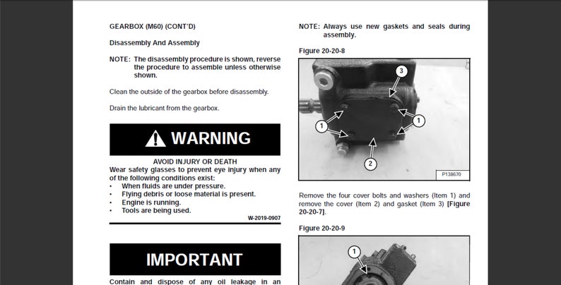 Bobcat Mower Mid M60 and Bobcat Mower Mid M60-5 Attachment Workshop ...