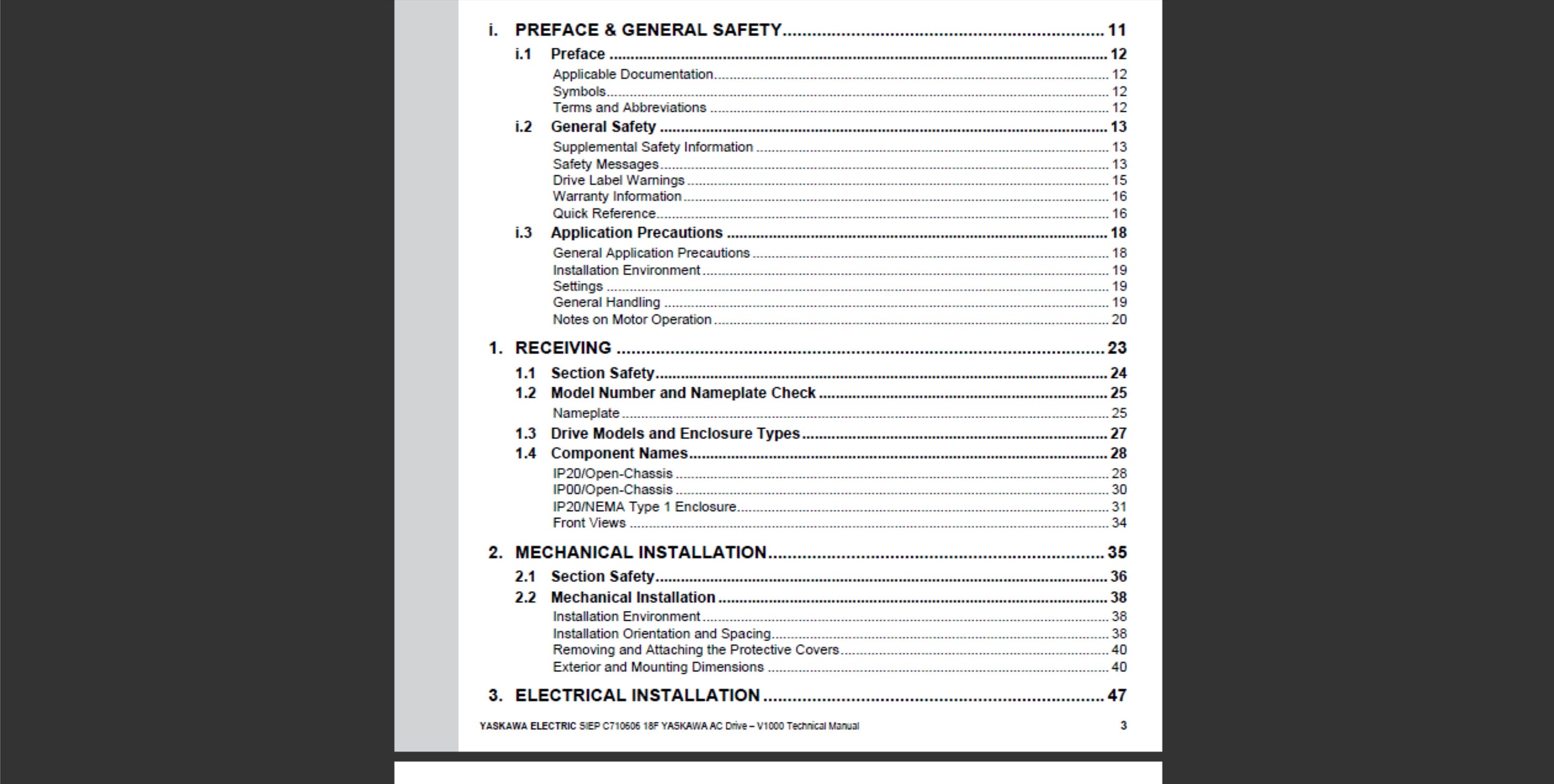 Yaskawa AC Drive V1000 Parameter List Technical Manual PDF - Etsy