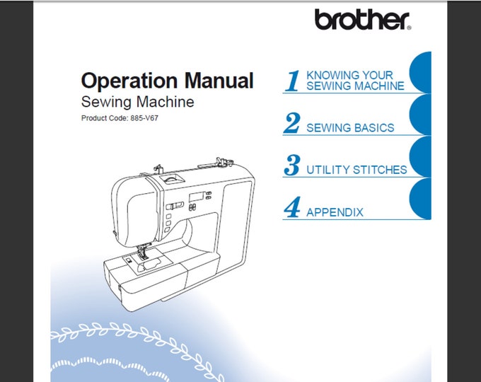 Brother 831, Brother Opus 831, Jones 831 & Wizard Citation Sewing ...