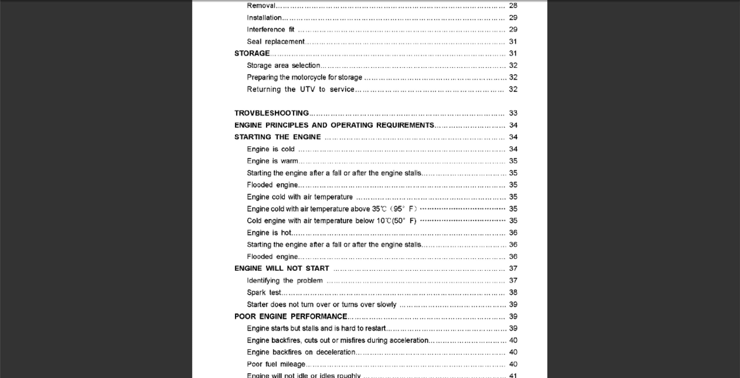 Hisun HS500 HS600 and HS700 UTV Workshop Service Manual PDF Digital Download - Etsy