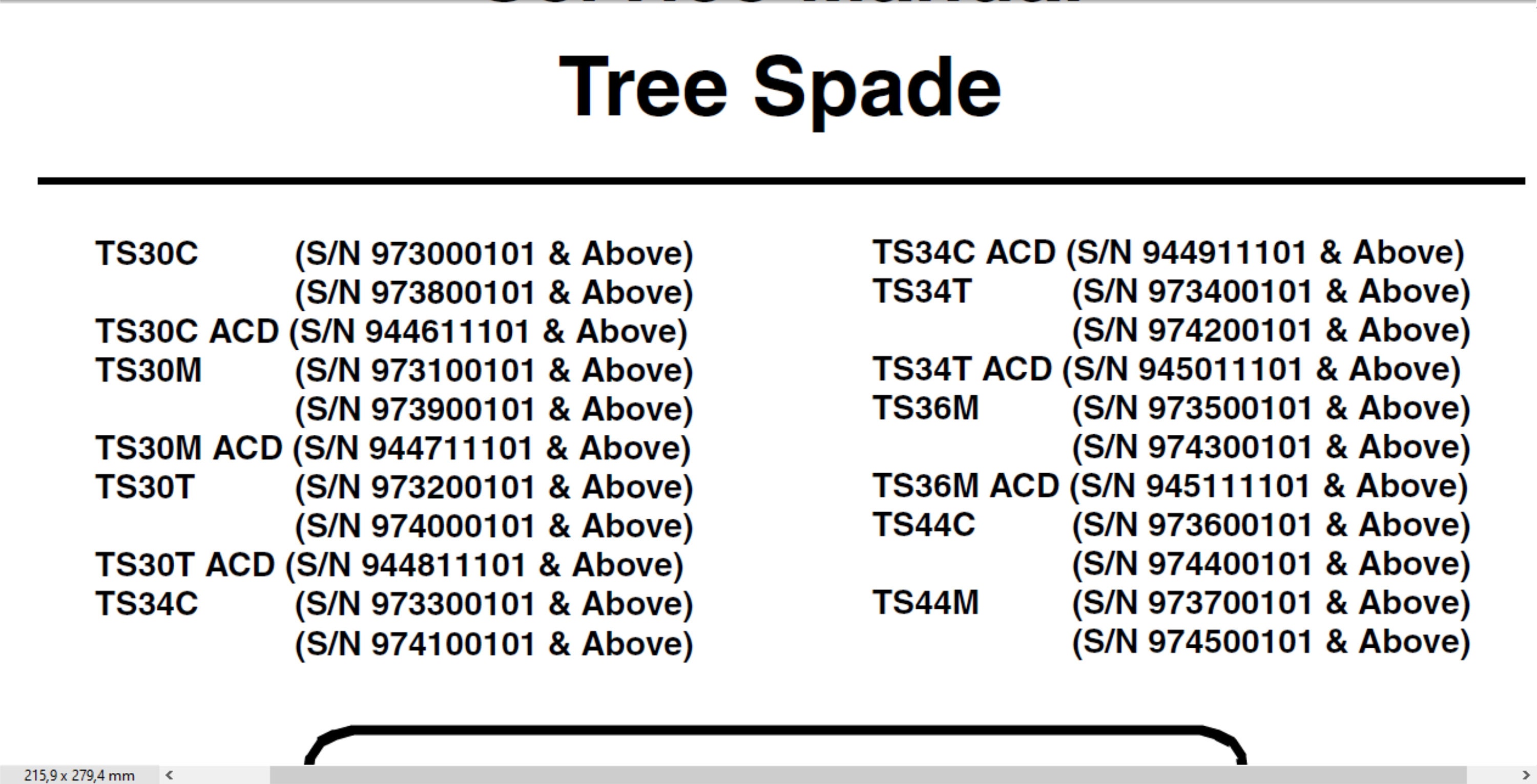 Bobcat Tree Spade Attachment Workshop Service Manual Pdf - Etsy