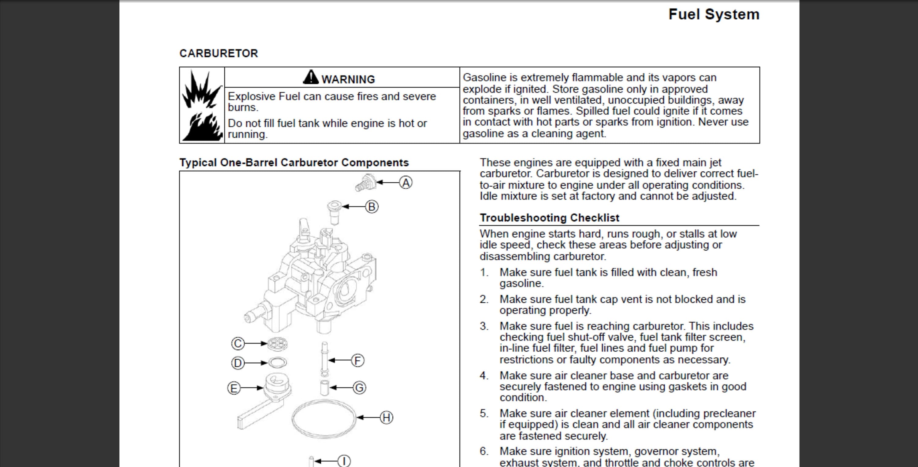 Kohler Engine KT Seriesxt-6, Xtr-6, XT6.5, XT650, XT6.75, XT675, XT-7 ...